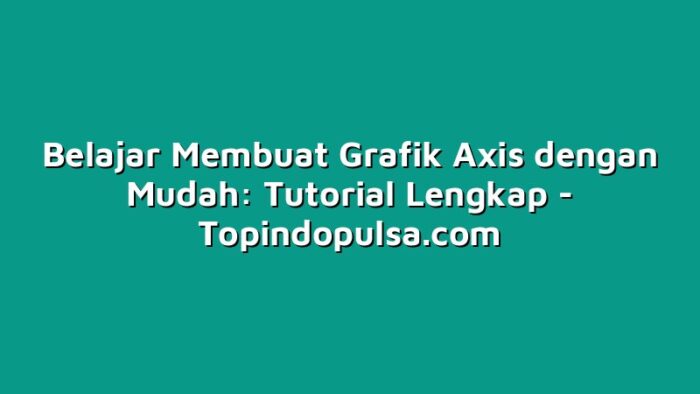 Belajar Membuat Grafik Axis dengan Mudah: Tutorial Lengkap
